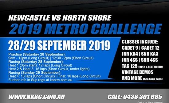 2019 METRO CHALLENGE - 28th 29th SEPTEMBER - Karting Australia (NSW)